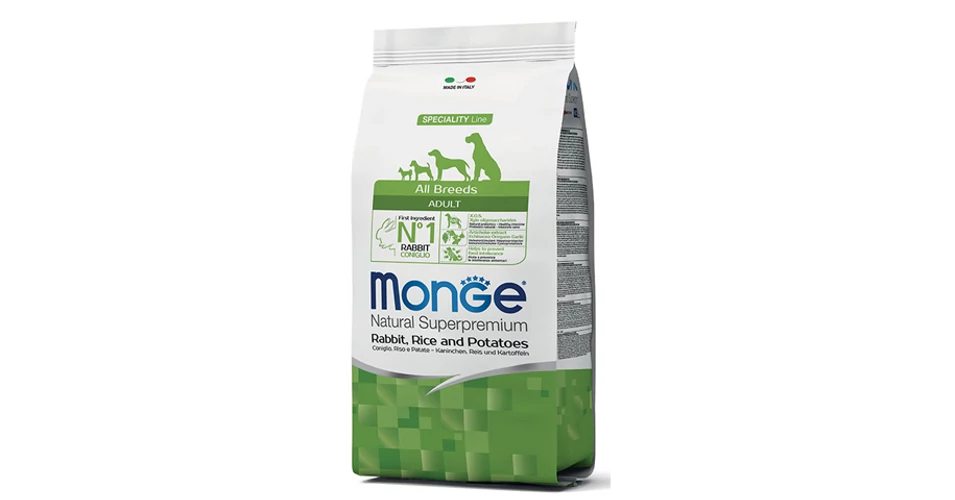 Monge Dog MONOPROTEIN Speciality line All Breeds Adult nyúl-rizs 2,5kg ...